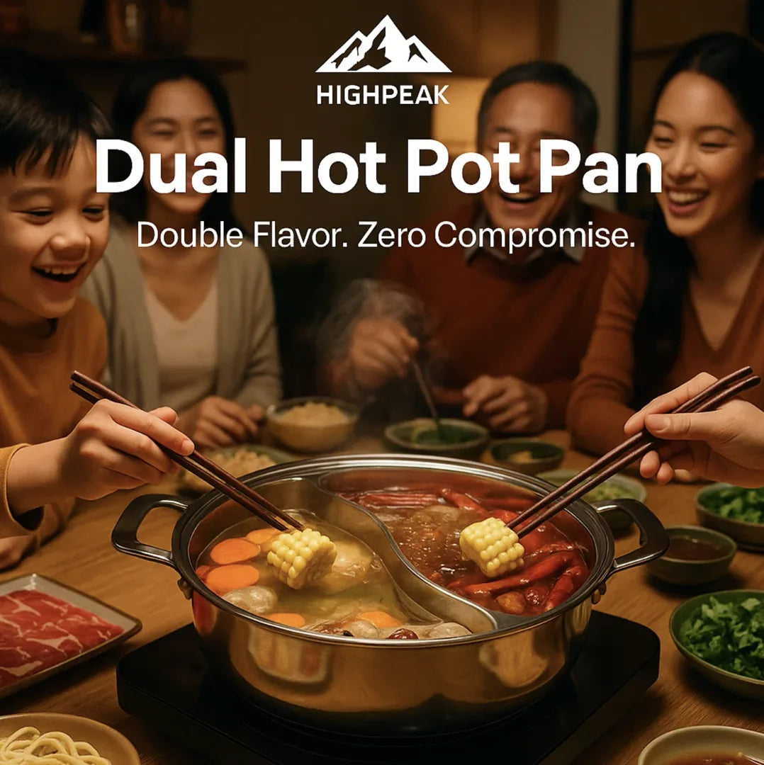 Dual Hot Pot Pan | HighPeak