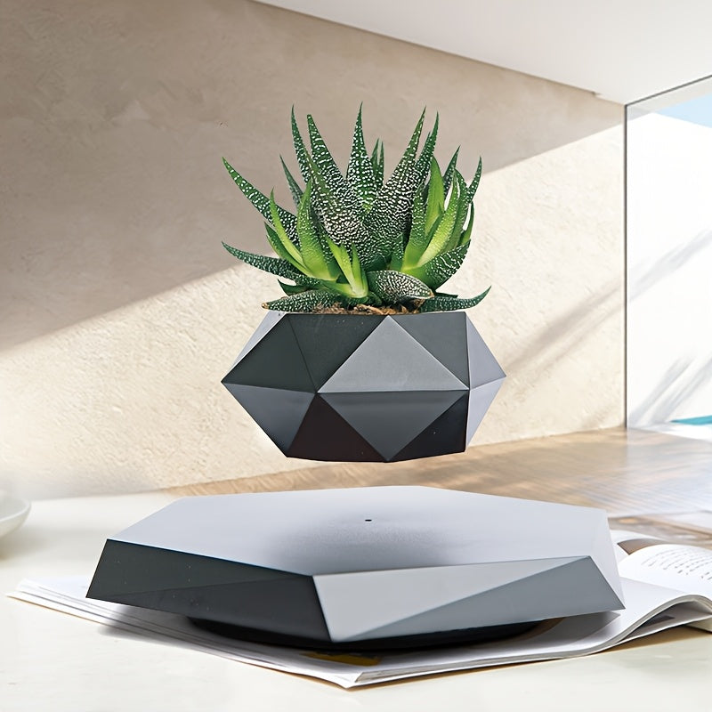 HighPeak Levitating Magnetic Plant Pot – Floating Modern Decor