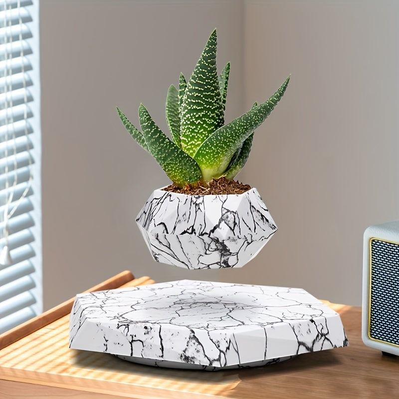 HighPeak Levitating Magnetic Plant Pot – Floating Modern Decor