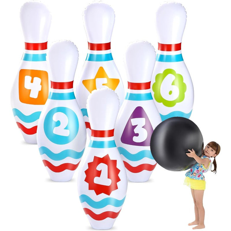 HighPeak Giant Inflatable Bowling Set – Fun Indoor/Outdoor Party Game