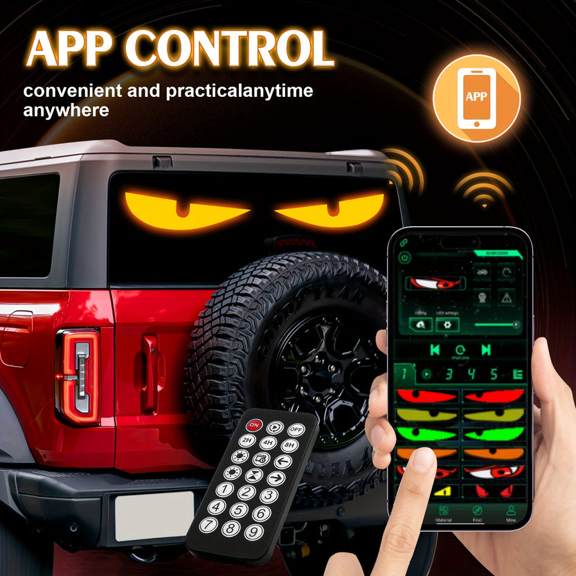 HighPeak Programmable LED Eyes for Cars (2pcs) | Car Window Display