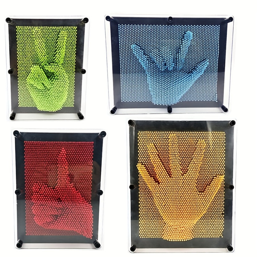 HighPeak 3D Pin Art Board – Novelty Clone Toy for Creative Impressions