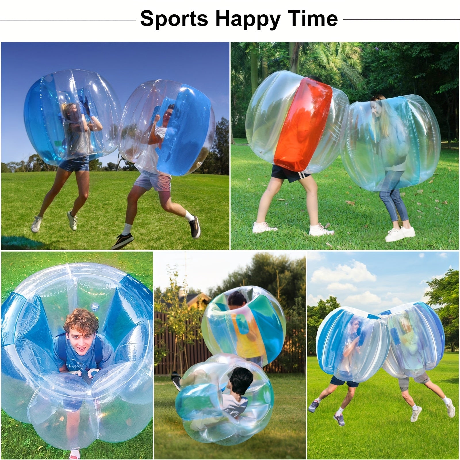 HighPeak Inflatable Bumper Ball – Human Bubble Soccer Ball for Outdoor