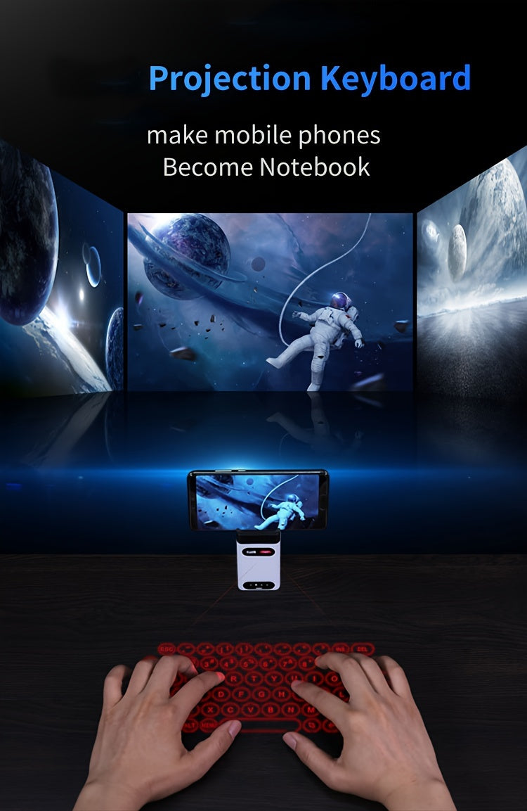 HighPeak Virtual Laser Keyboard – Wireless Projection Keyboard
