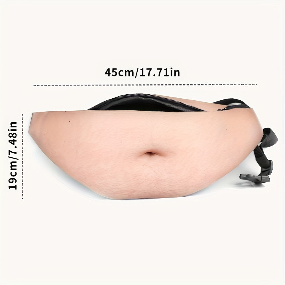 HighPeak Funny Belly Fanny Pack – Novelty Gag Gift with Zip Closure