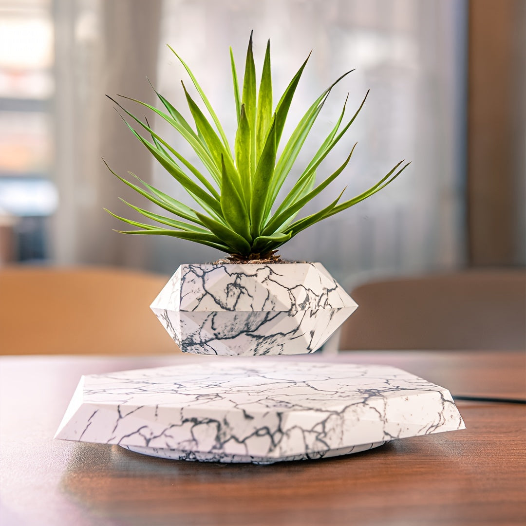 HighPeak Levitating Magnetic Plant Pot – Floating Modern Decor