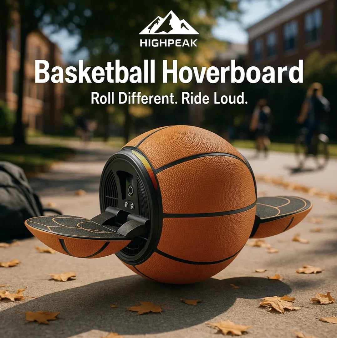 HighPeak Basketball Hover Unicycle – 10" 350W Electric One-Wheel