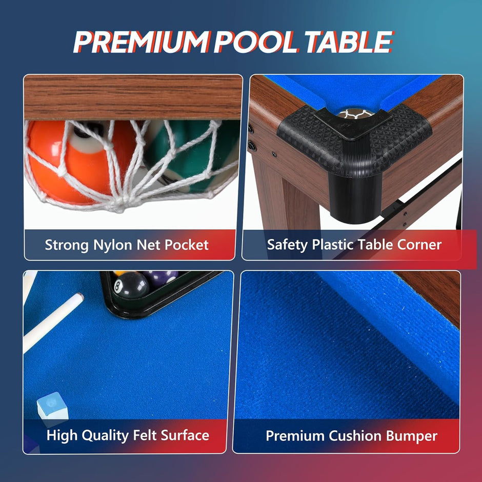 48" Mini Pool Table Set