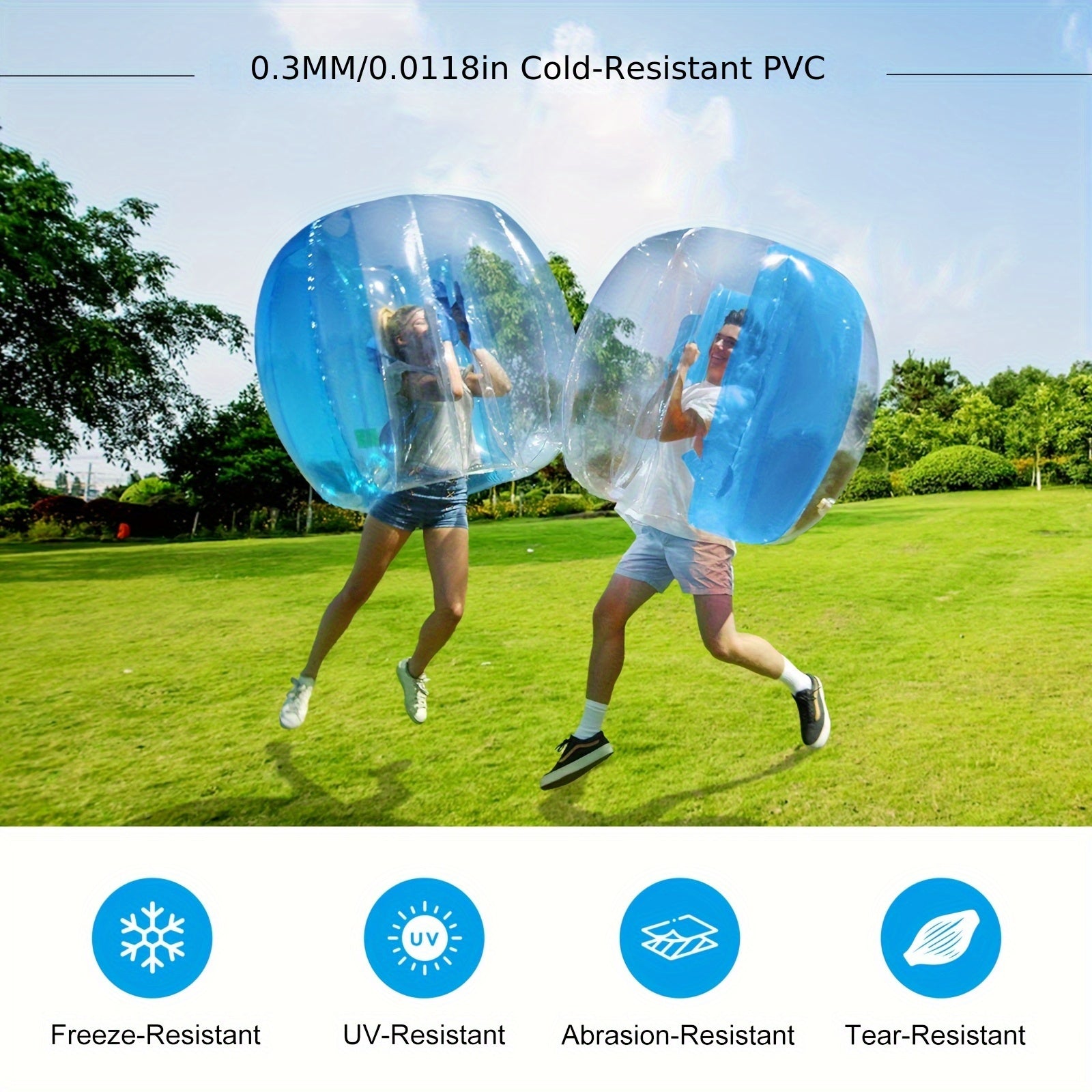 HighPeak Inflatable Bumper Ball – Human Bubble Soccer Ball for Outdoor