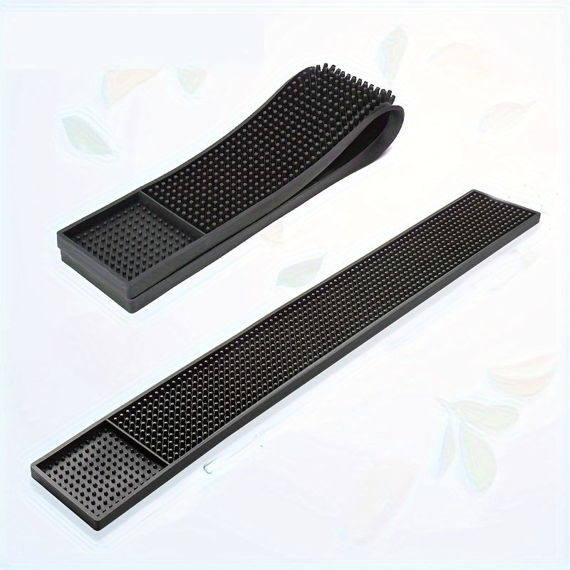 HighPeak Non-Slip Bar Mat – Rubber Spill Drain Mat for Home & Bars