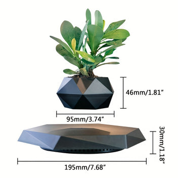 HighPeak Levitating Magnetic Plant Pot – Floating Modern Decor
