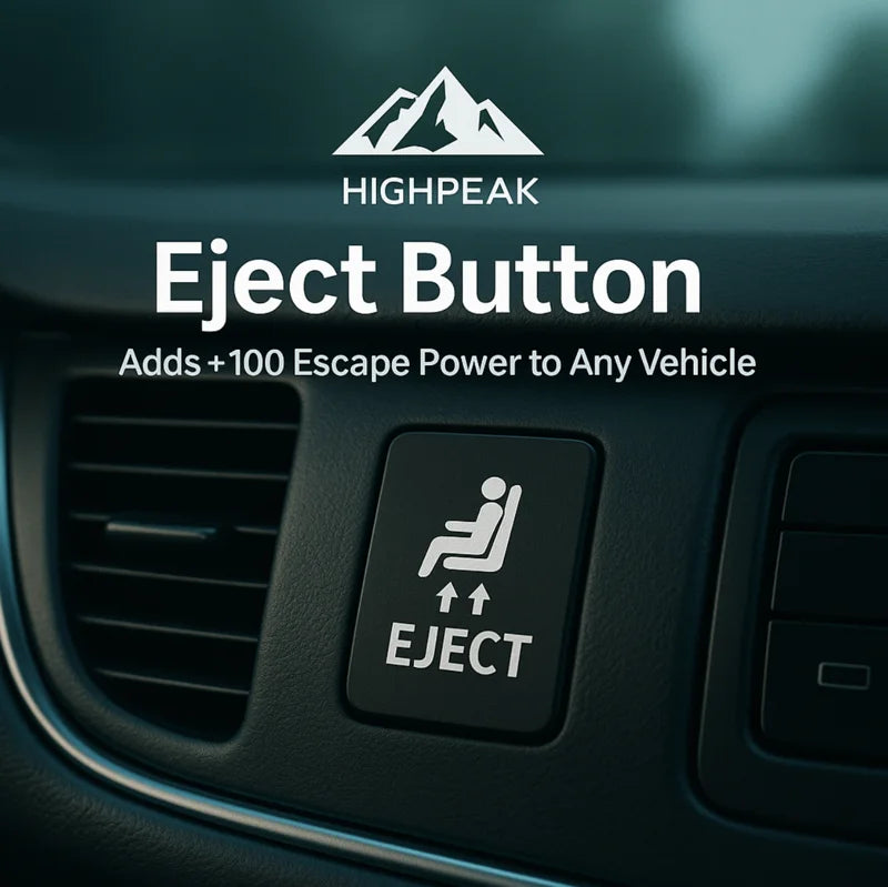 Eject Button Car Decal | HighPeak