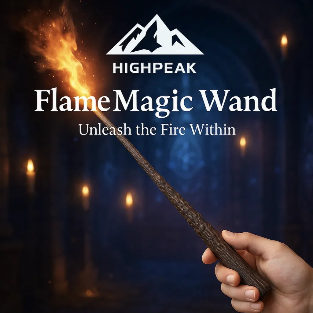 HighPeak Flame Effect Wand – Magic Prop with Realistic Fire Illusion