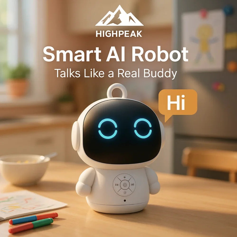 HighPeak Smart AI Robot Toy – Voice Interactive Learning Buddy