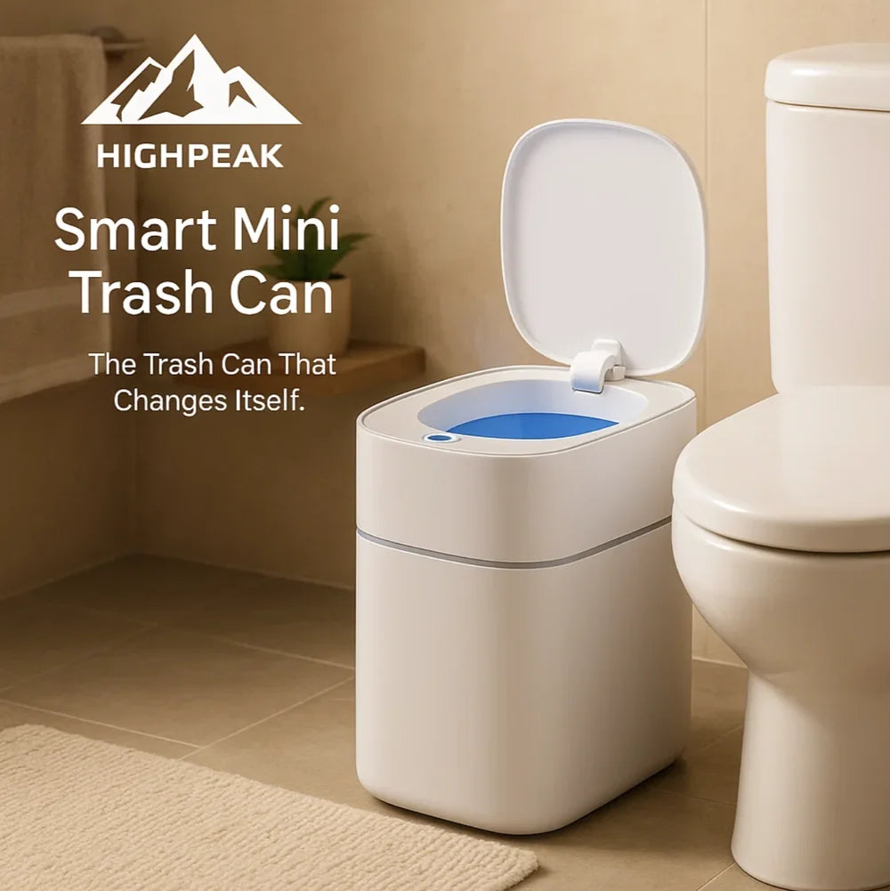HighPeak 15L Smart Trash Can with Motion Sensor & Auto Bagging