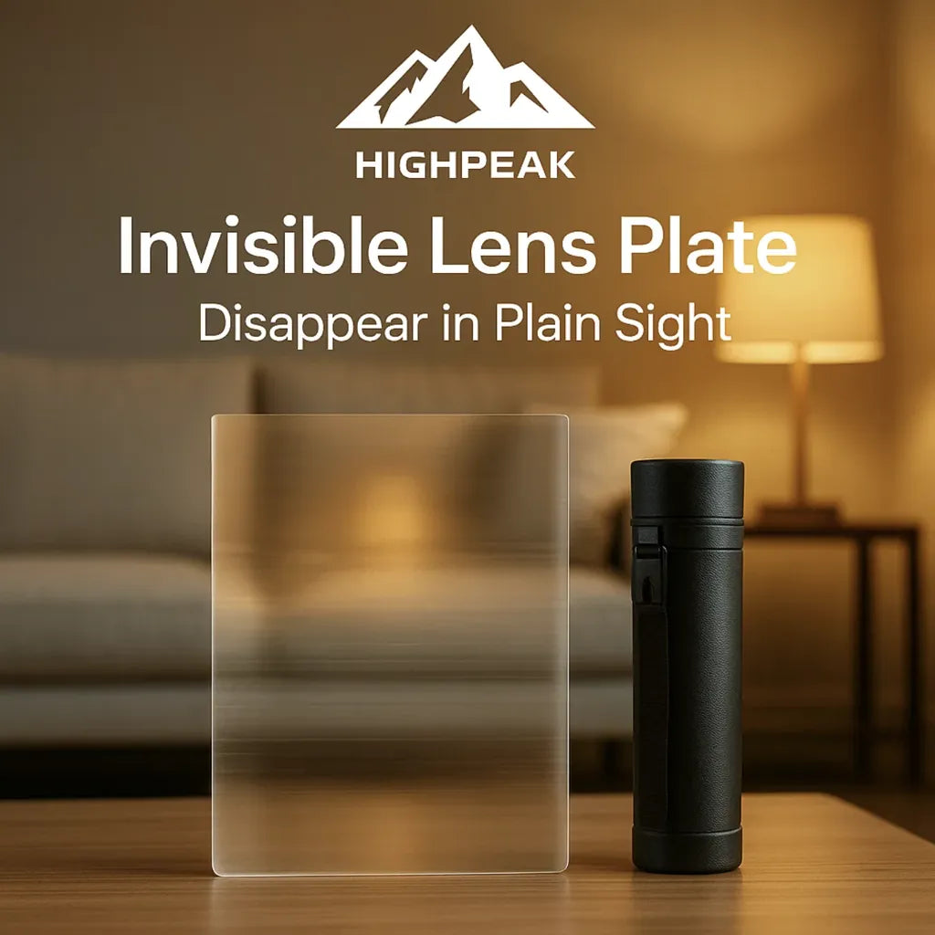 HighPeak Invisible Lens Plate – Magic Prop with 3D Illusion Effect