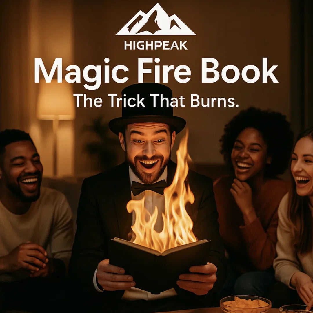 HighPeak Magic Fire Book Prop for Magicians, Pranks & Stage Tricks