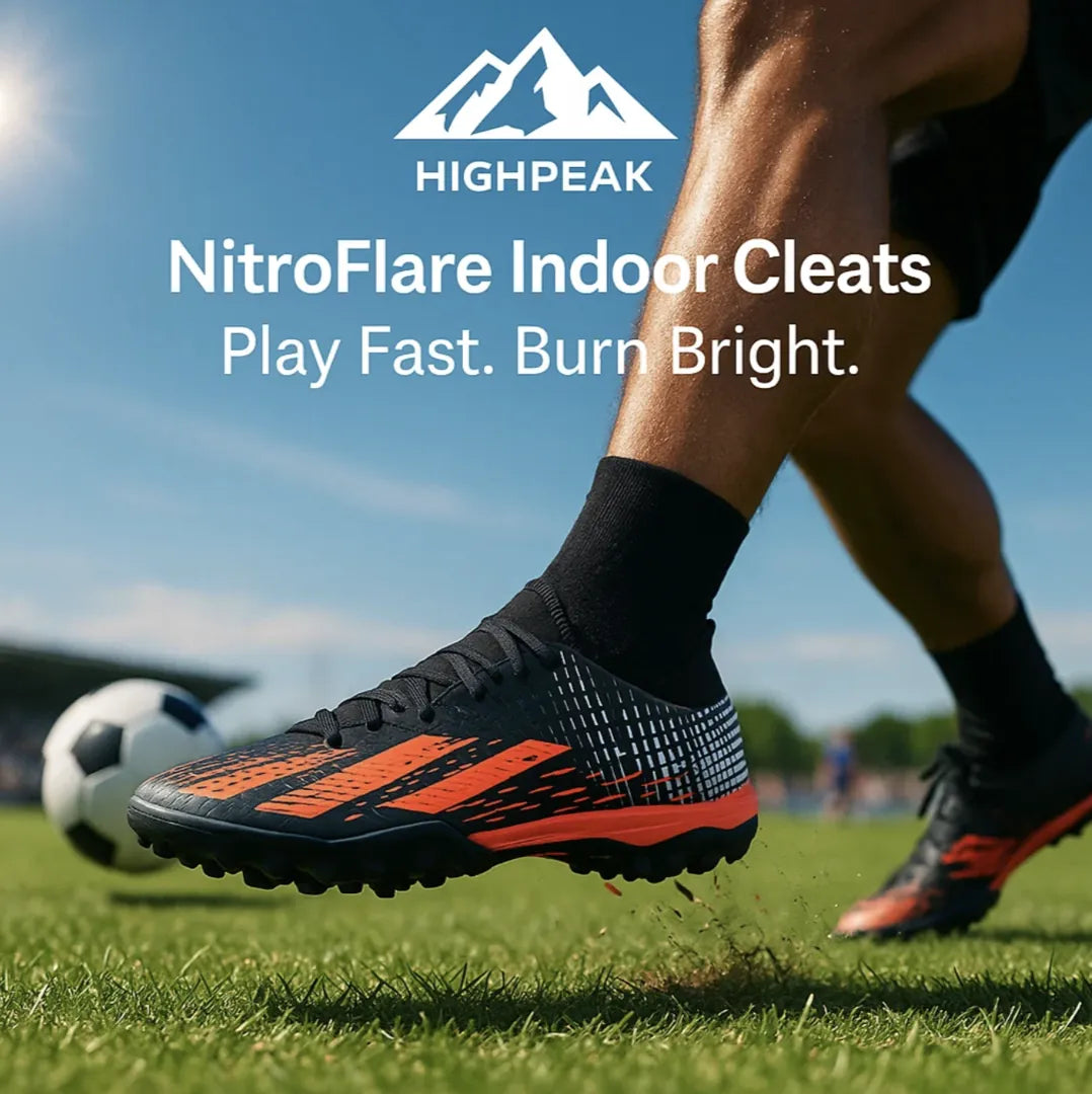 HighPeak NitroGrip Indoor Soccer Cleats for Speed & Control