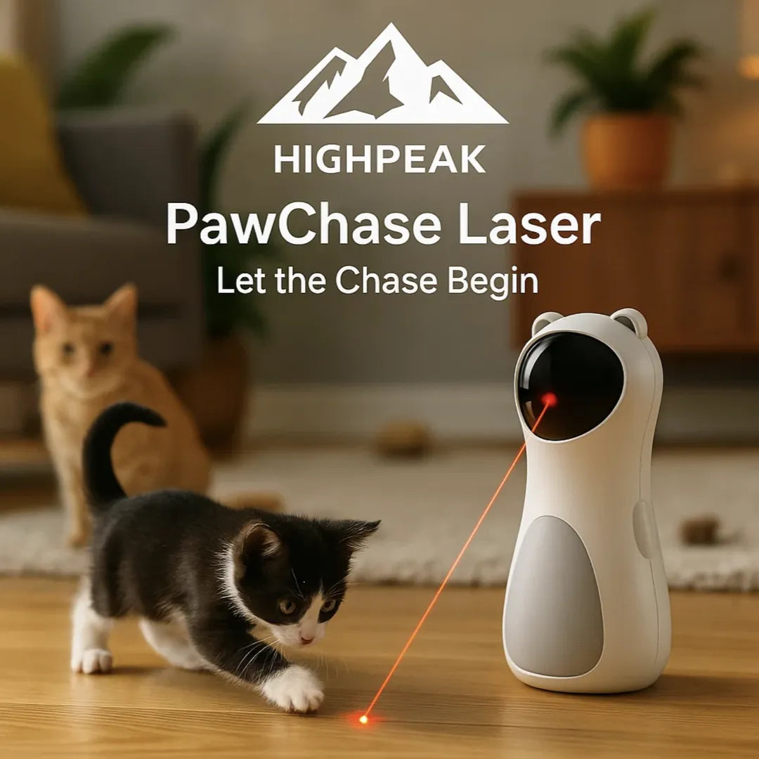 HighPeak PawChase – Red Light Activated Toy That Keeps Cats Active