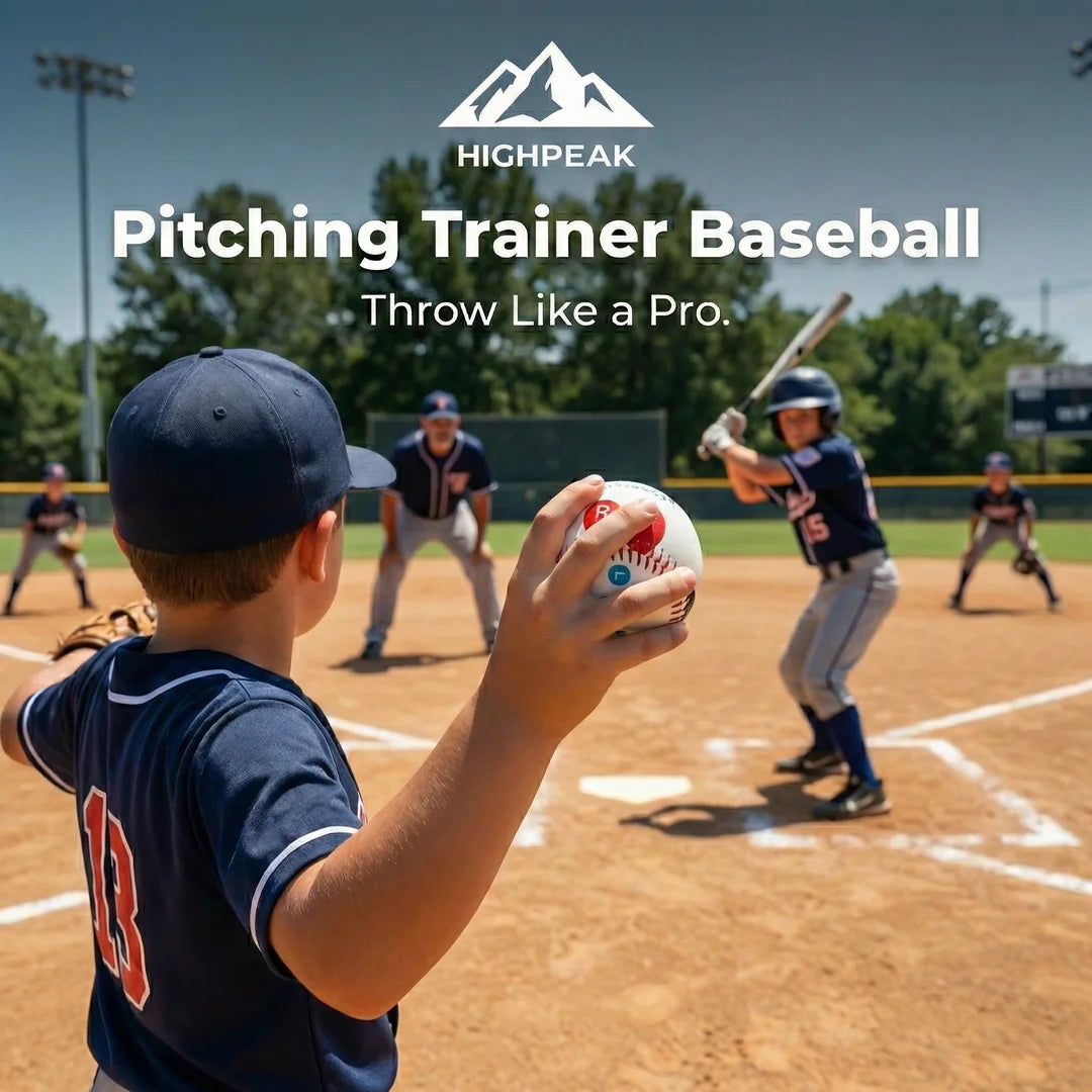 HighPeak Pitching Trainer Baseball – Grip Training Ball Finger Markers