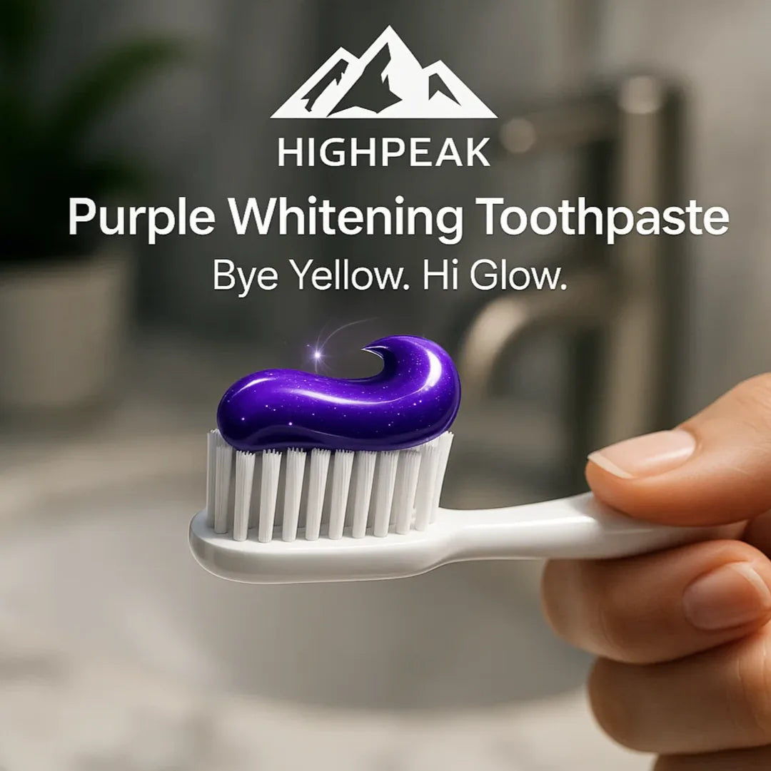 HighPeak Purple Whitening Toothpaste – Instantly Brightens Your Smile