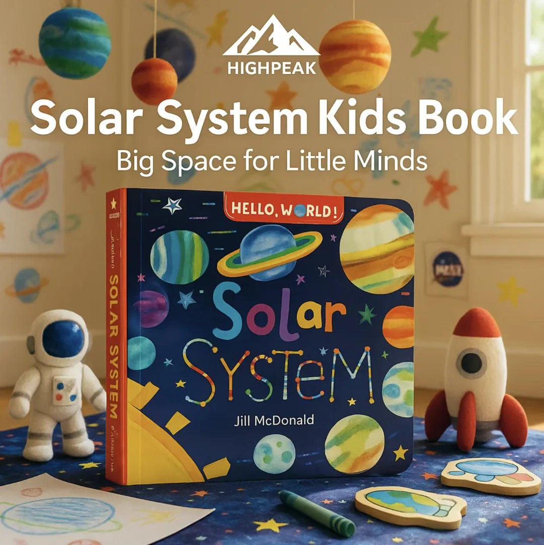 HighPeak Solar System Board Book – Early Science Learning for Kids