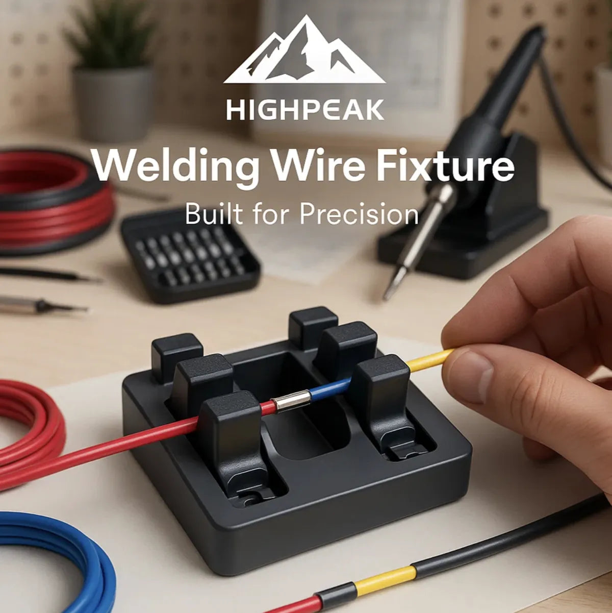 HighPeak Welding Wire Fixture – Adjustable Soldering Clamp Tool